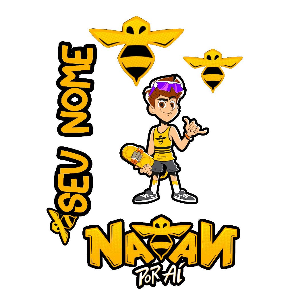 Topo de bolo NATAN POR AI | Shopee Brasil