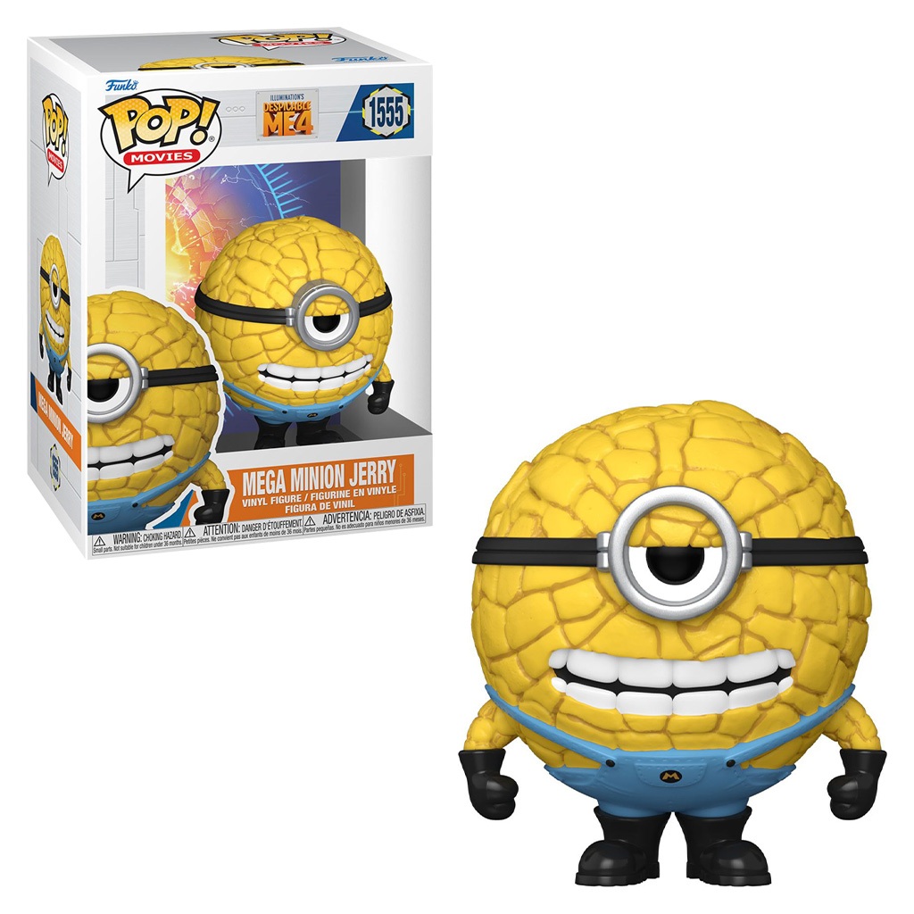 FUNKO POP MOVIES DESPICABLE ME 4 - MEGA MINION JERRY 1555 NOVO ORIGINAL ...