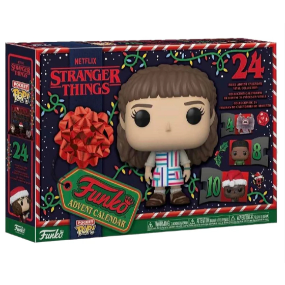 FUNKO POP POCKET CALENDAR ADVENT STRANGER THINGS 24PCS -NOVO ORIGINAL ...