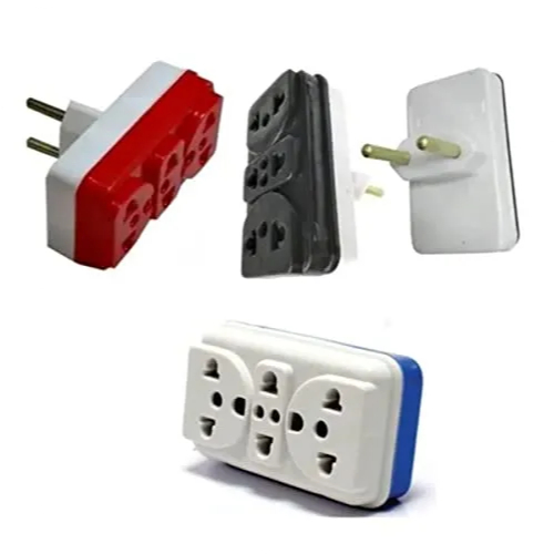 KIT Adaptadores de Tomada Elétrica Triplo Multiuso Colorido 1,3,6,9 ...