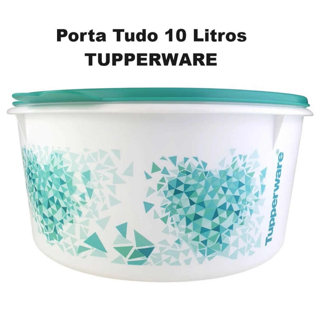 Tupperware Porta Tudo 10 Litros Coração | Shopee Brasil