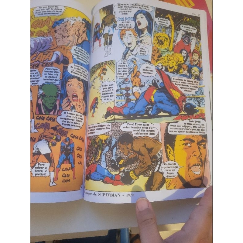 HQ Muhammad Ali vs Superman Fac-simile | Shopee Brasil