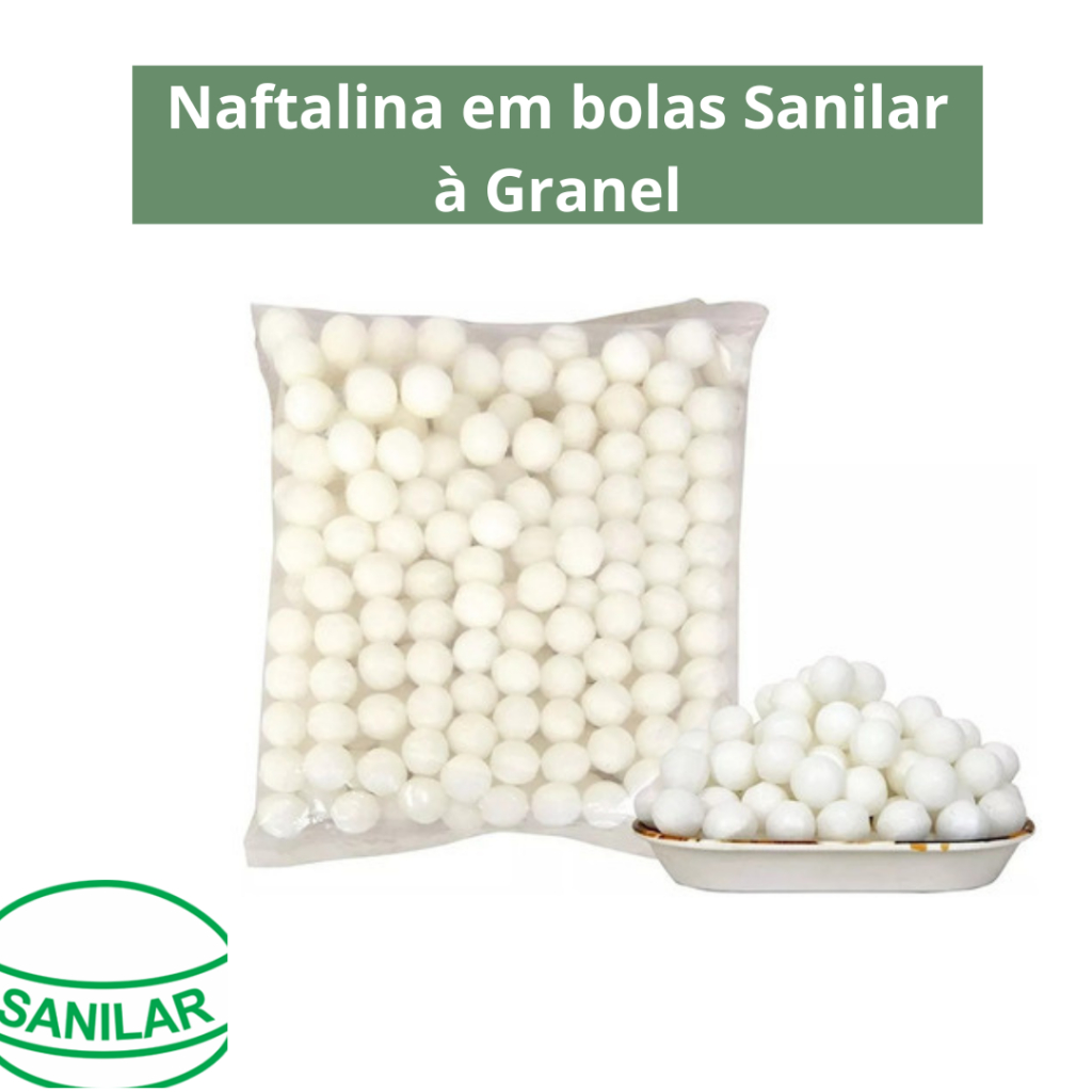 Naftalina em Pura em Bolas Sanilar à Granel - Anti Insetos Traças e ...
