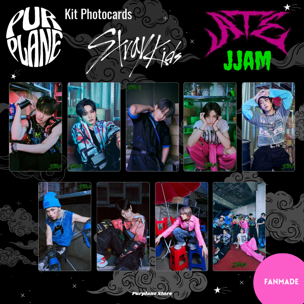 Photocards Stray Kids JJAM ATE Kpop Fanmade | Shopee Brasil