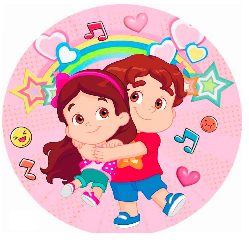 Painel para Festa Sublimado Redondo Tema: Maria Clara e JP. | Shopee Brasil