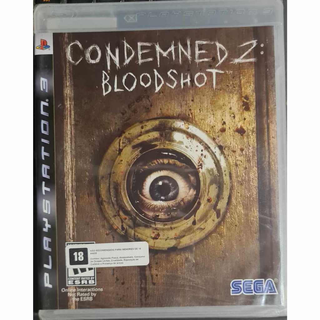 Condemned 2 : Bloodshot PS3 - Original - Mídia Física (Lacrado ...