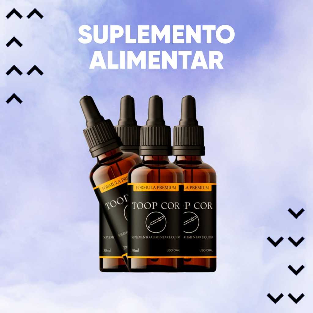 Toop cor 30ml - Cabelos mais Fortes - 4 Frascos e Envio Imediato ...