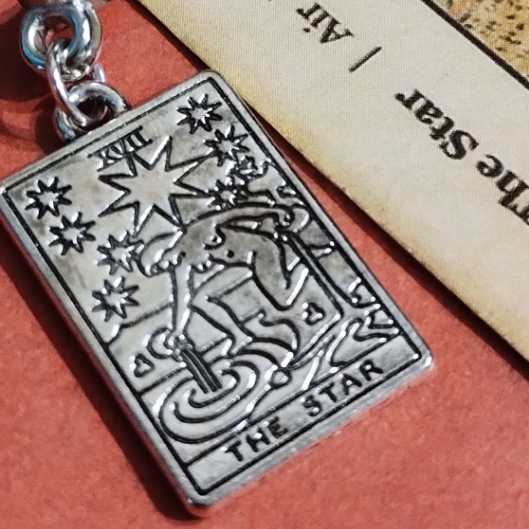 Colar Carta de Tarot Corrente em Inox - Sol, Estrela e Enamorados ...