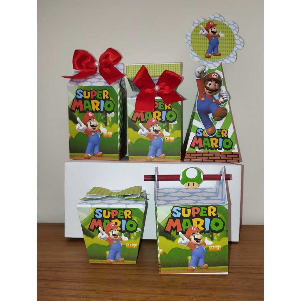 Caixas Personalizadas Super Mario Bros. | Shopee Brasil