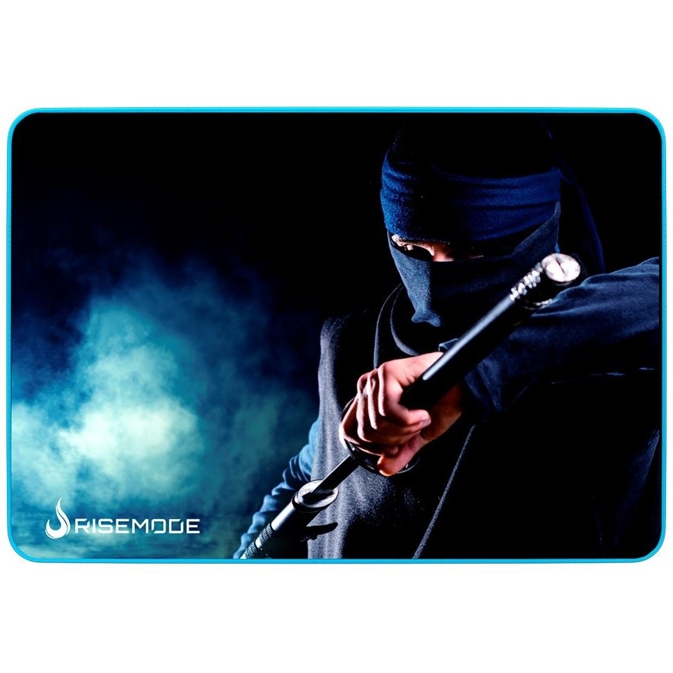 Mouse Pad Grande Gamer Rise Mode Gaming Ninja De Fibra Emborrachado e ...