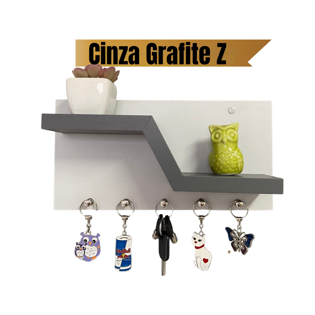 Porta Chaves de Parede Mdf Moderno Unico | Shopee Brasil