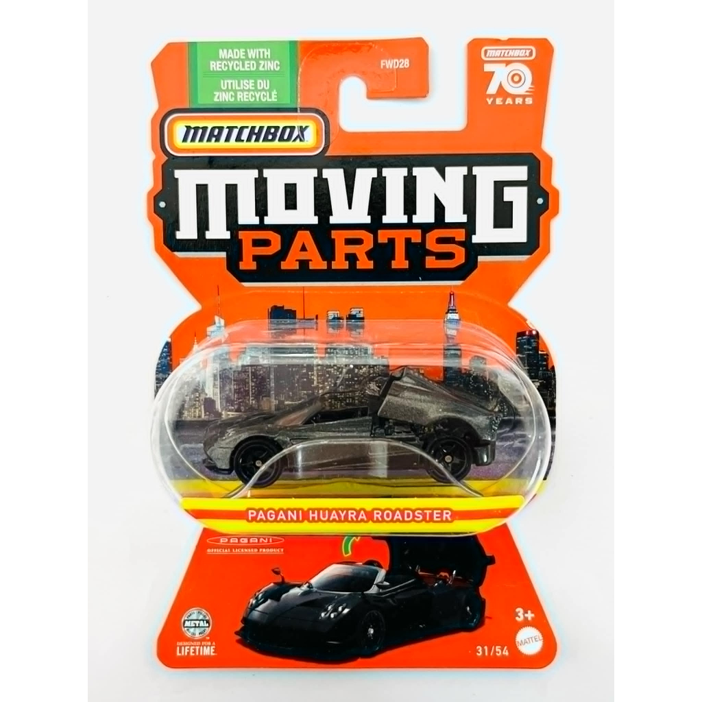 Matchbox - Pagani Huayra Roadster - Moving Parts | Shopee Brasil