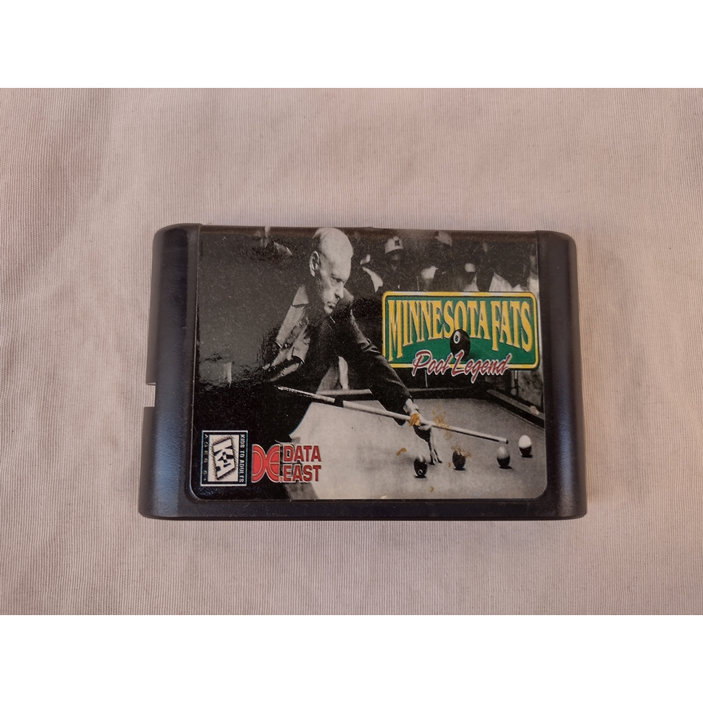 Cartucho Minnesota Fats: Pool Legend Mega Drive | Shopee Brasil