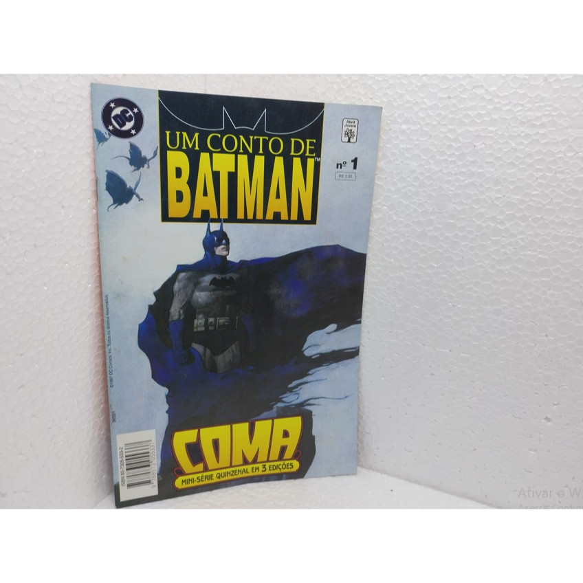 Gibi HQ Um Conto De Batman - Coma 1, 2, 3 | Abril Jovem | 1997 | Shopee ...