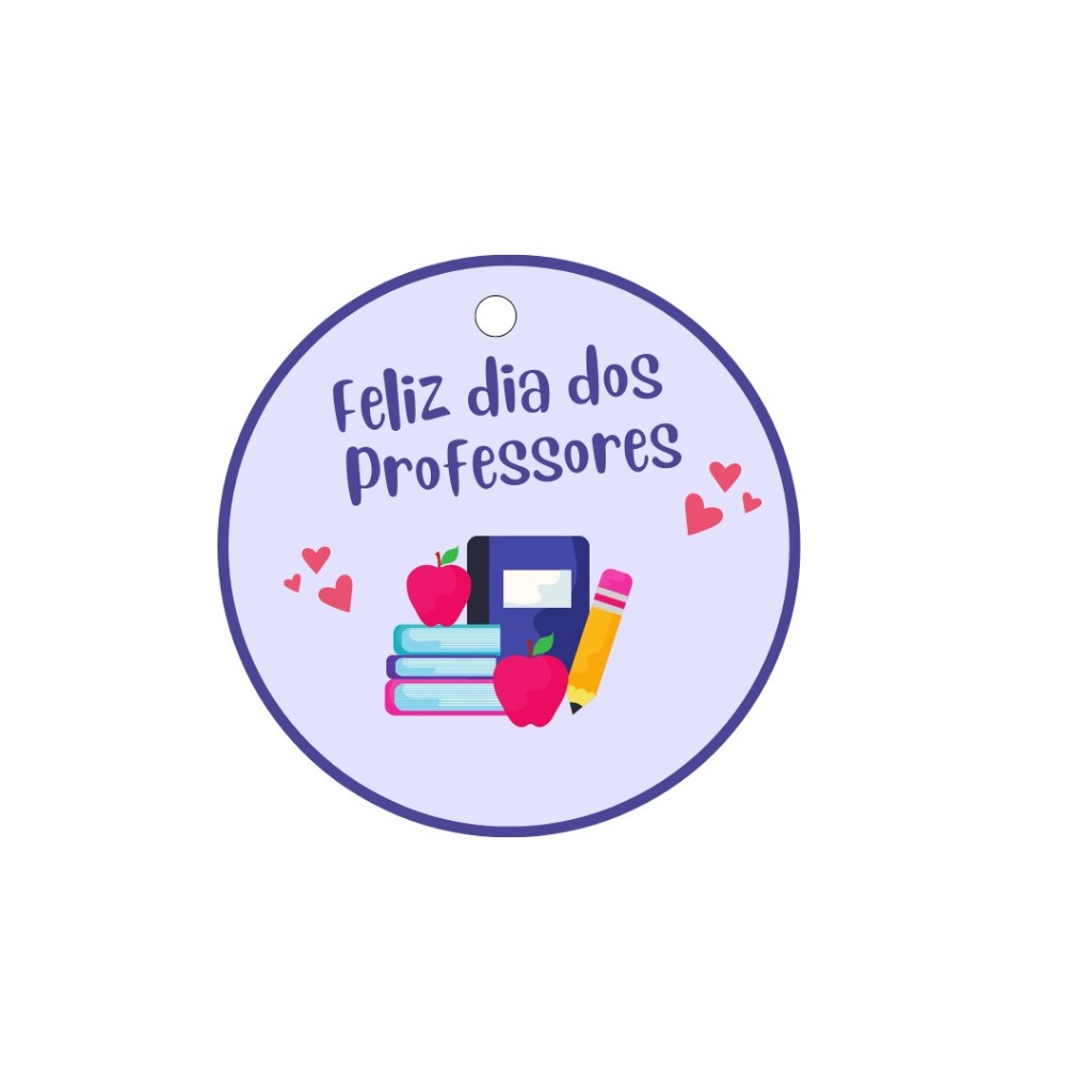 Etiqueta Tag "Feliz Dia do Professor" - 15un | Shopee Brasil