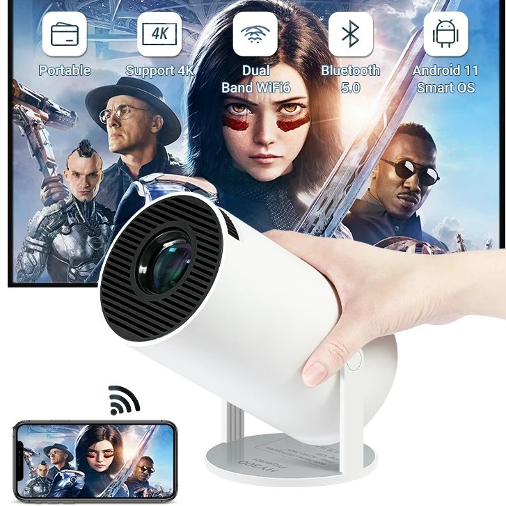 Projetor 4K Tv Celular Xbox PC PS WIFI e Bluetooth HD 1080P Magcubic ...
