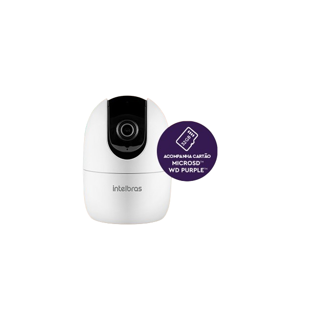 Camera Interna Wi-fi Full Hd 360 Im4c C/ 32gb Msd Intelbras | Shopee Brasil