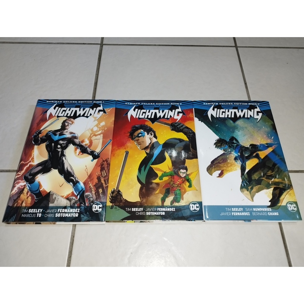 Nightwing Rebirth Deluxe Edition - 3 Volumes EM INGLÊS | Shopee Brasil