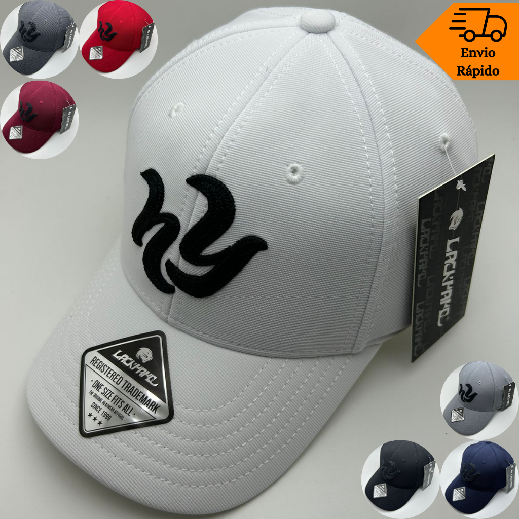 Boné Aba Curva Lackpard Original NY Regulagem Velcro Unissex JF-S189 ...