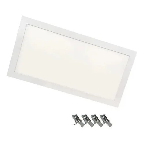 Painel Plafon Led Embutir Retangular 36w 30x60 Branco Quente Branco ...