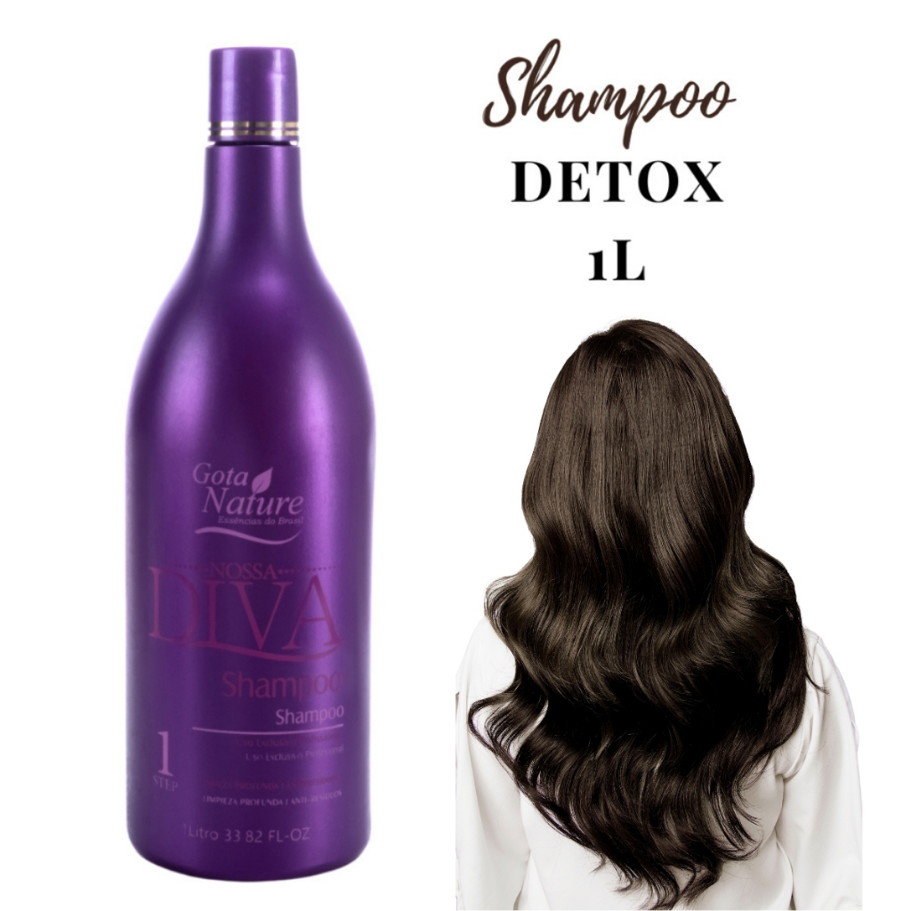 Shampoo Detox 1L Nossa Diva | Shopee Brasil