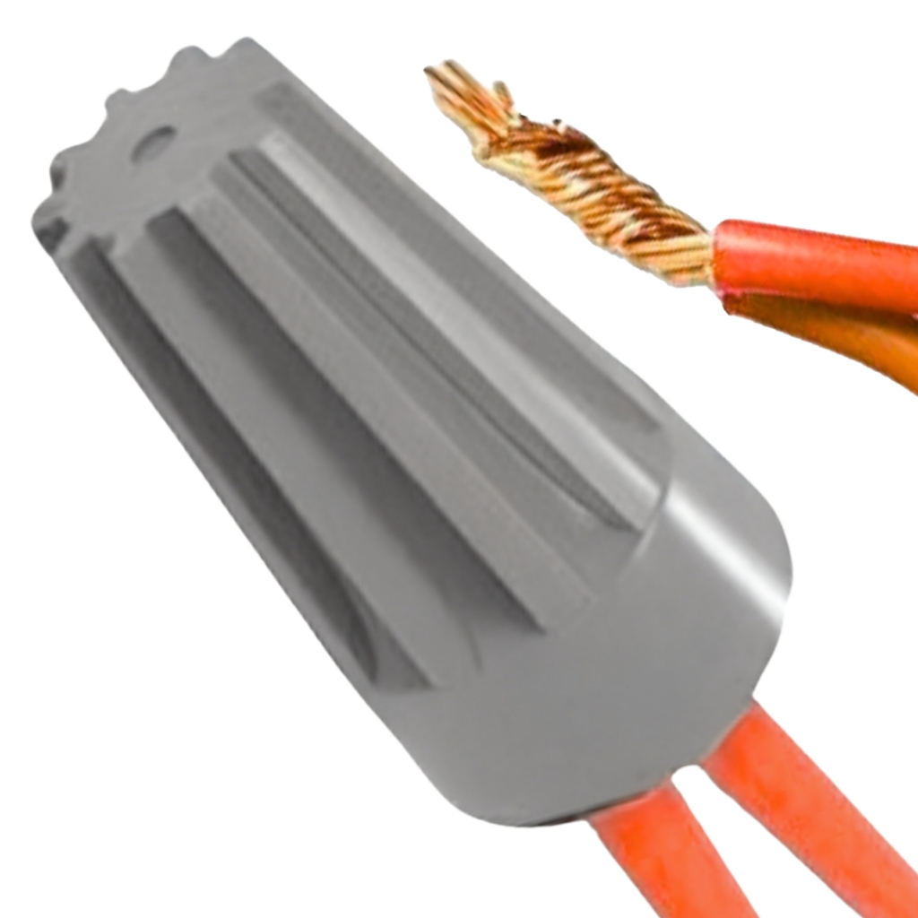 100X Conector Torção Emenda De Fio Cinza Sp1 0,8mm A 2,5mm 100pçs ...