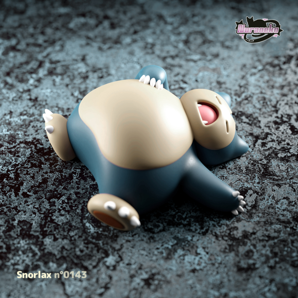 Miniatura 3D Pokémon Snorlax 100mm | Snorlax Figure | Pokémon Action ...
