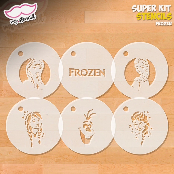 Kit Stencil Frozen | Shopee Brasil