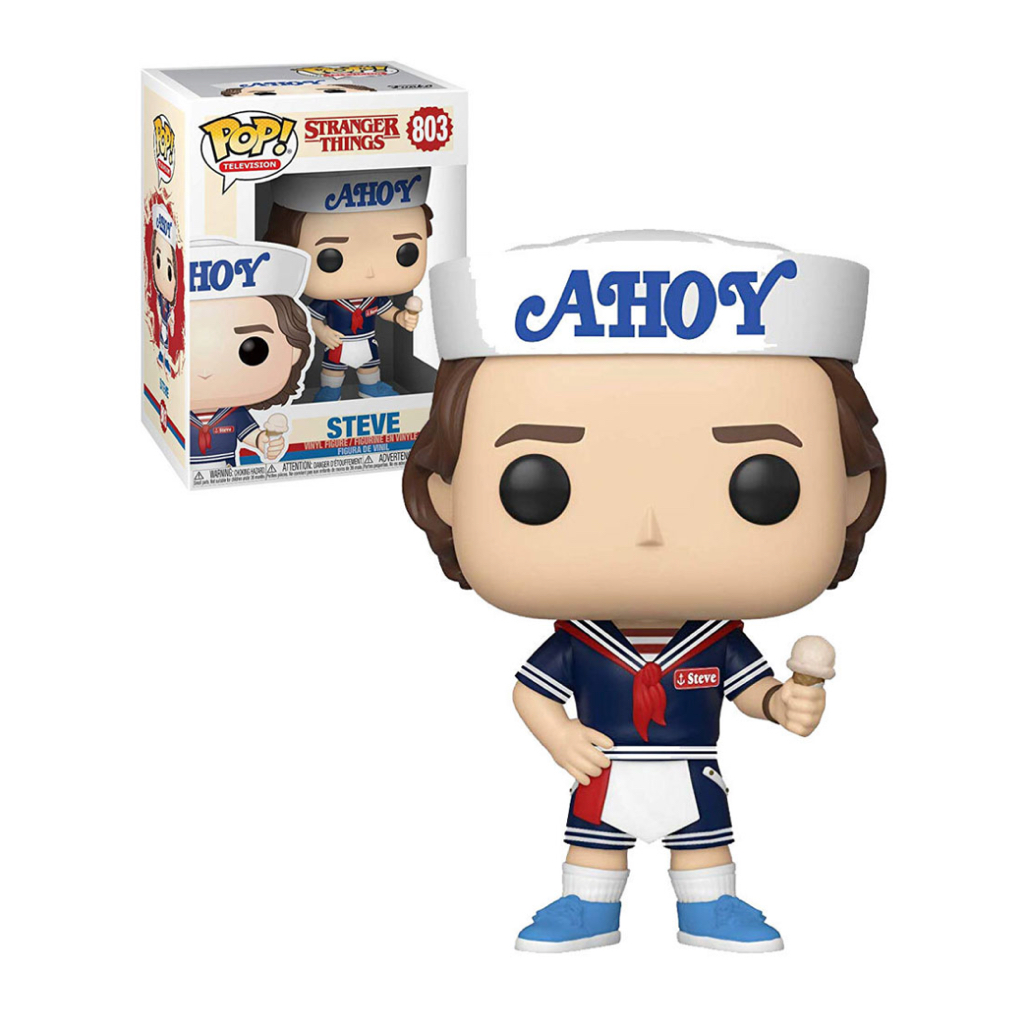 FUNKO POP STRANGER THINGS STEVE 803 NOVO ORIGINAL | Shopee Brasil