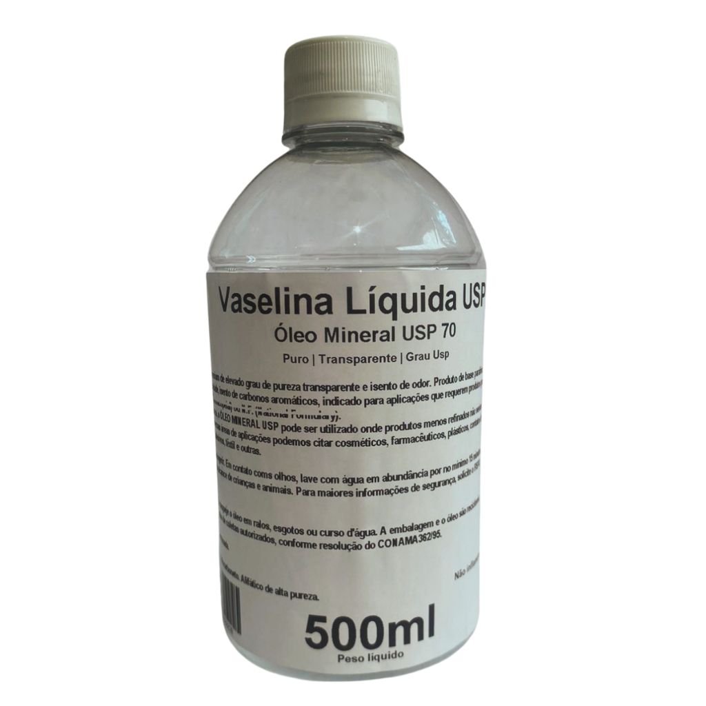 Vaselina Líquida Óleo Mineral Hidratante USP 500ml | Shopee Brasil