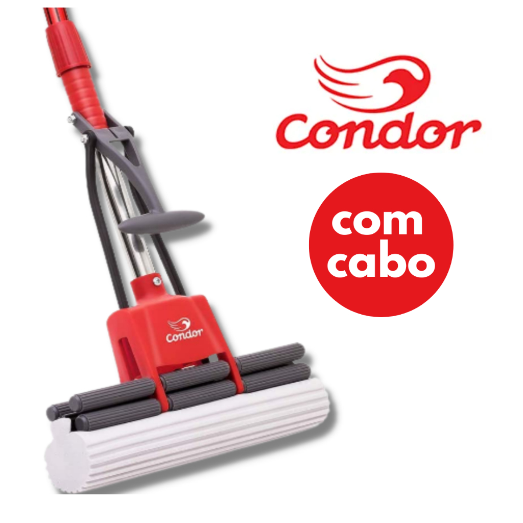Rodo Mop Condor PVA Com Cabo | Shopee Brasil