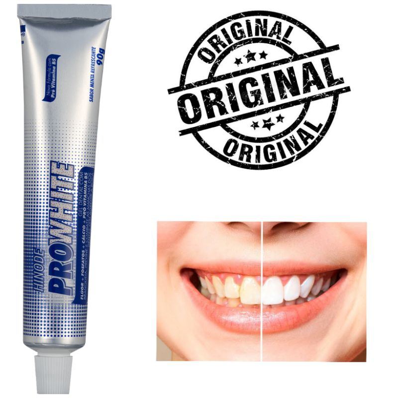 Gel Dental Pro White 90g - ORIGINAL HINODE | Shopee Brasil