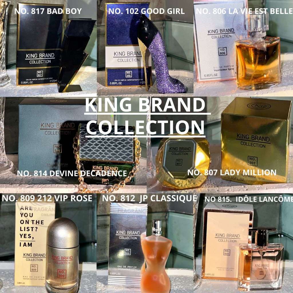 KIT PERFUMES KING BRAND COLLECTION | Shopee Brasil