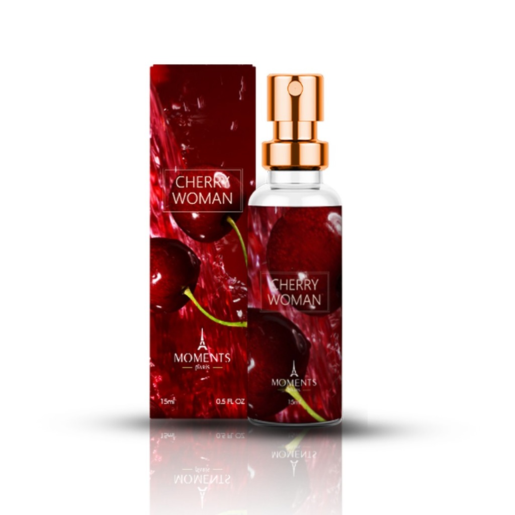 Cherry Woman - Perfume de Bolso Feminino15ml - Moments Paris | Shopee ...