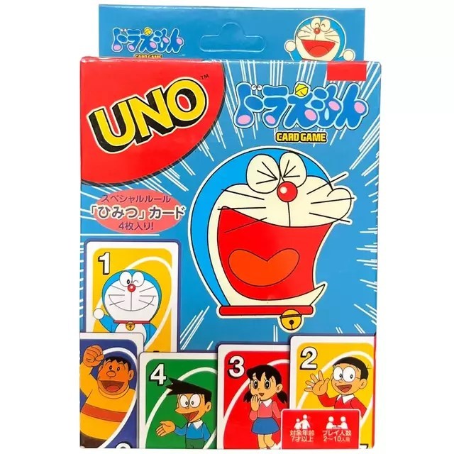 Jogo de Cartas Uno Doraemon o super gato | Shopee Brasil