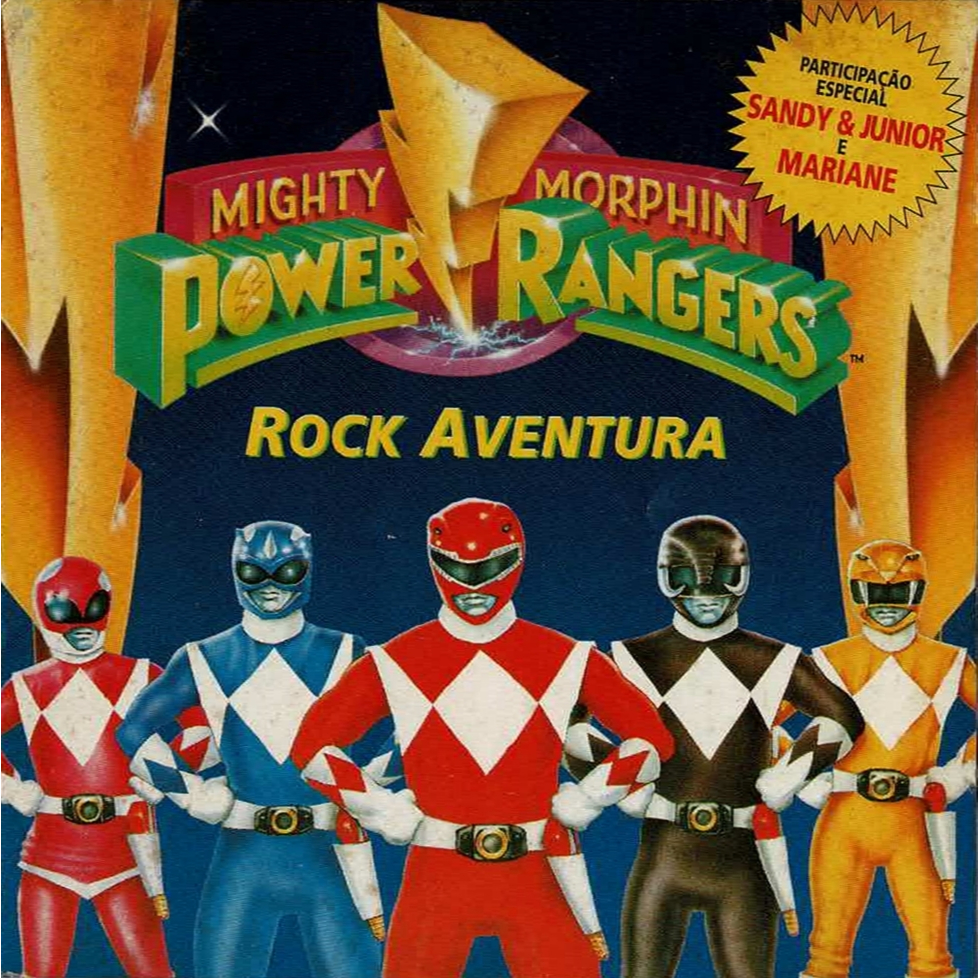 CD - MIGHTY MORPHIN POWER RANGERS: ROCK AVENTURA | Shopee Brasil