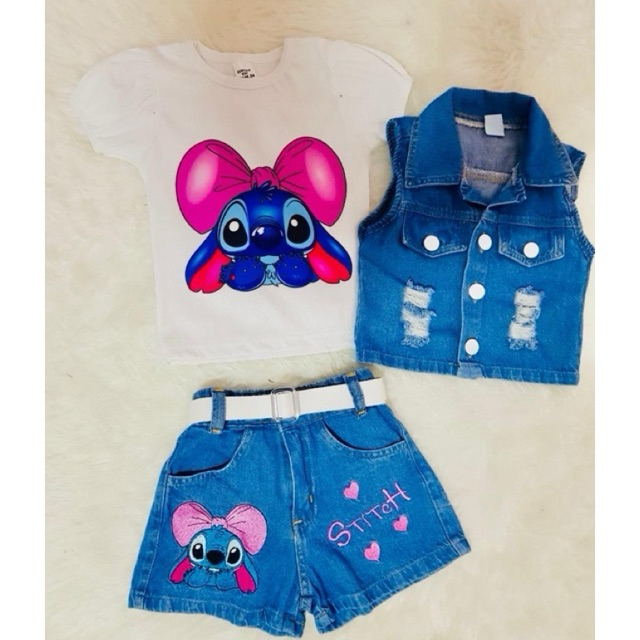 Conjunto Infantil Stitch | Shopee Brasil