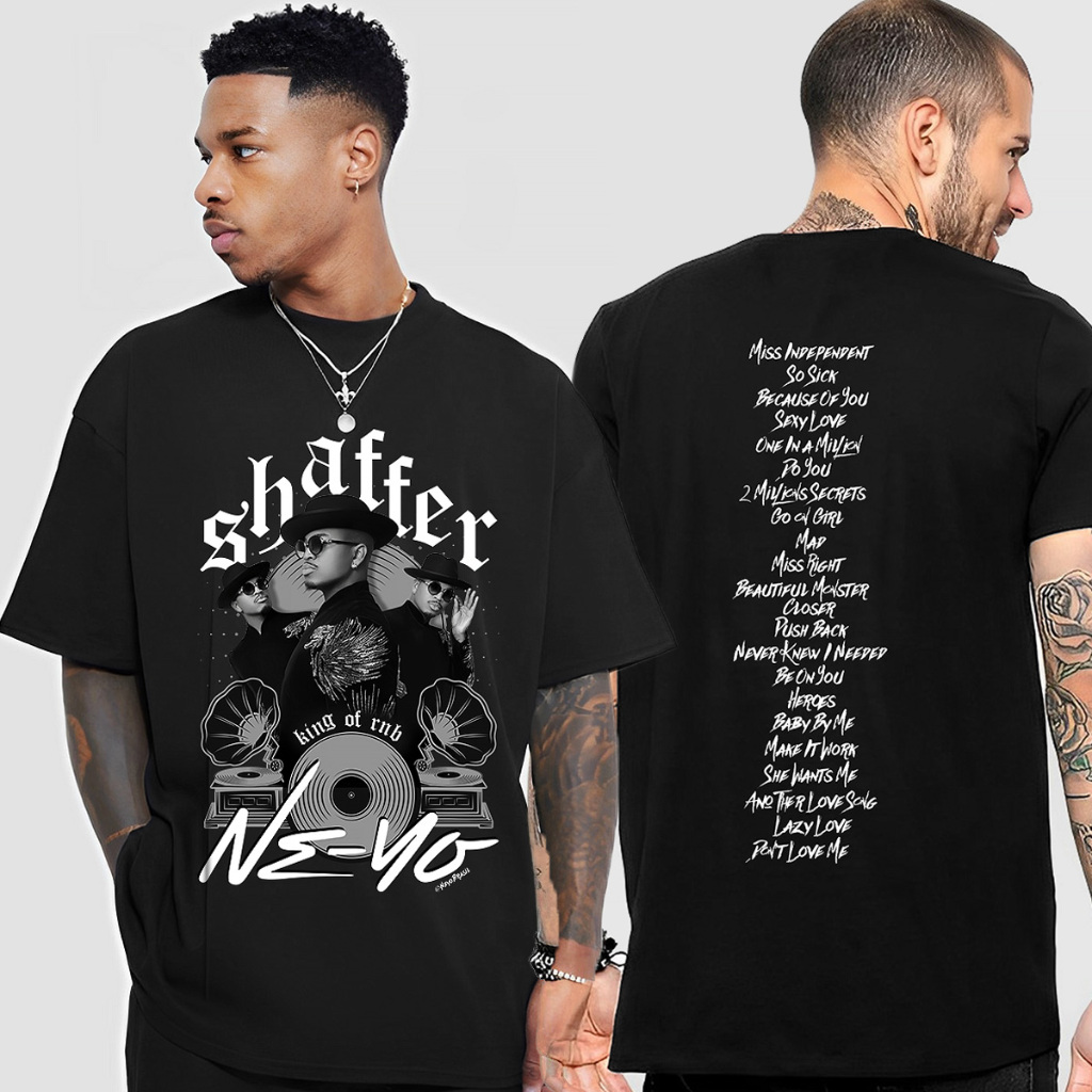 Camiseta Neyo King Of Rnb Show Rock In Rio Fã Clube Ne-Yo Brasil Black ...