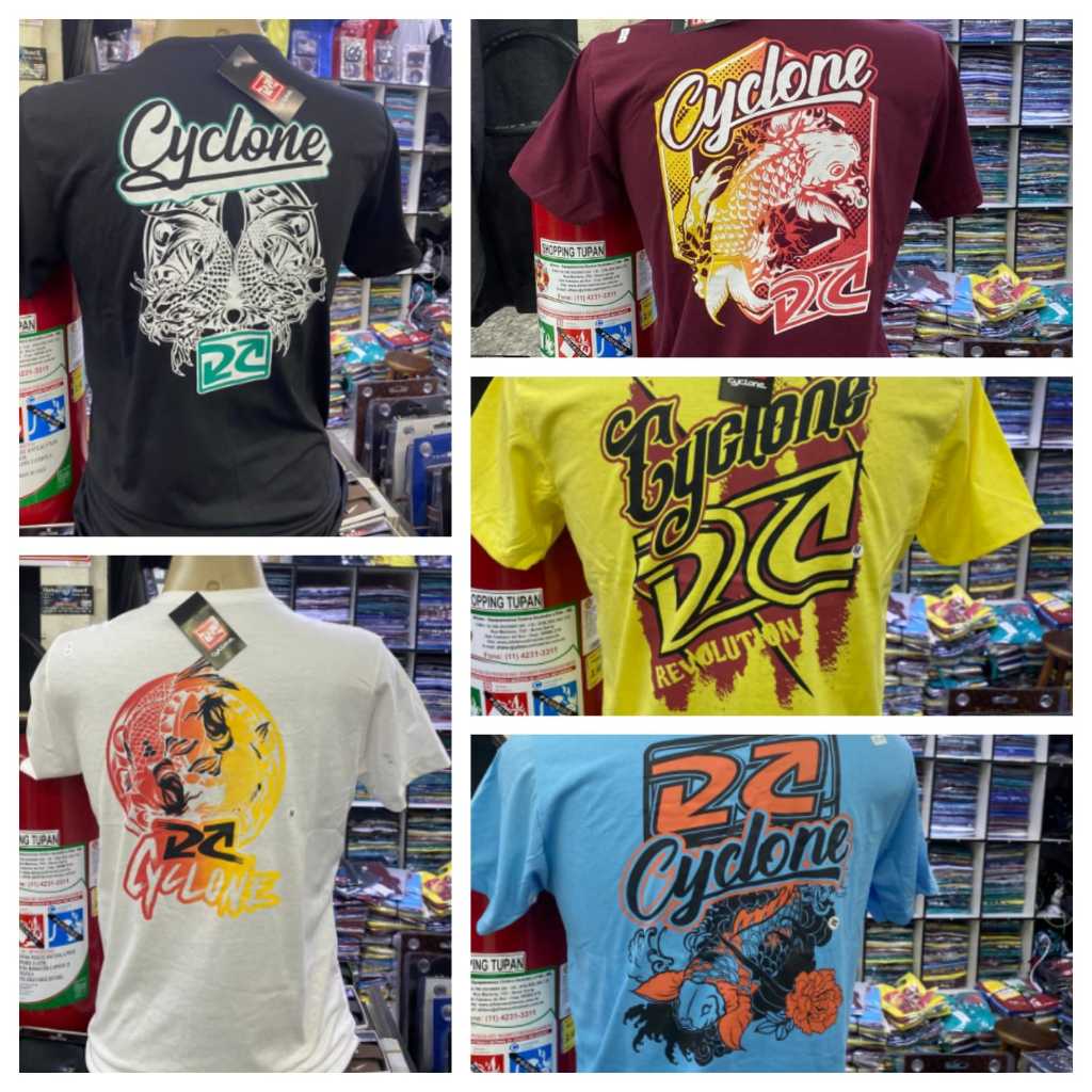 Camiseta cyclone kit com 5 camisetas | Shopee Brasil