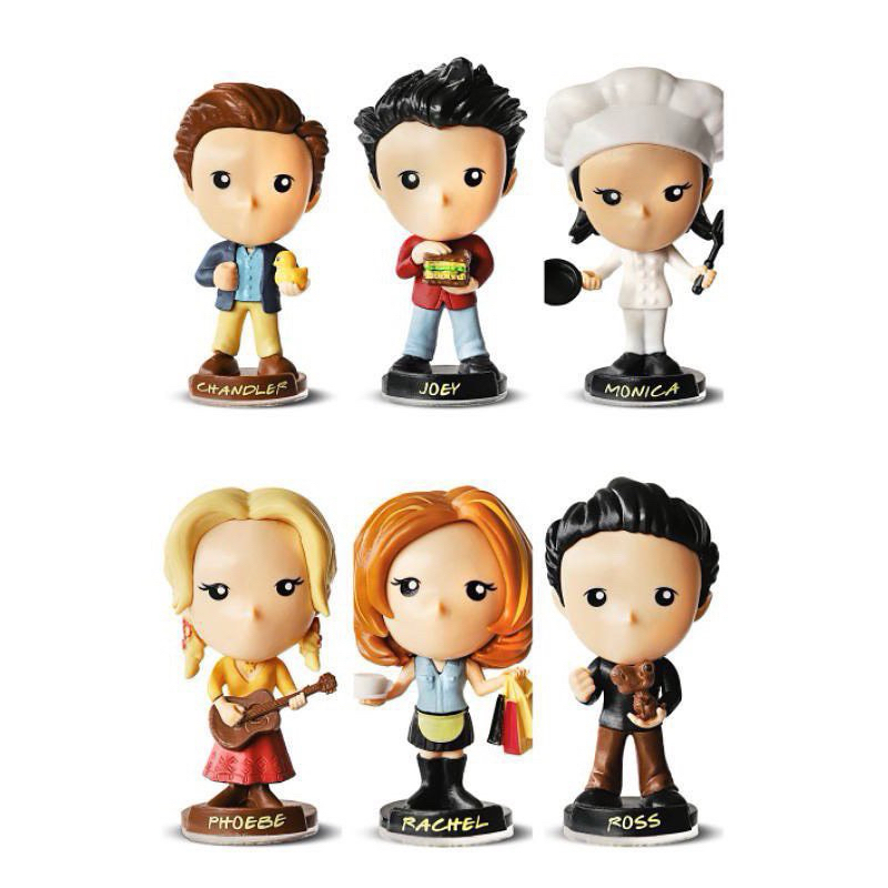 Bonecos Friends Primeira edição rara Bobs completa com os seis ...
