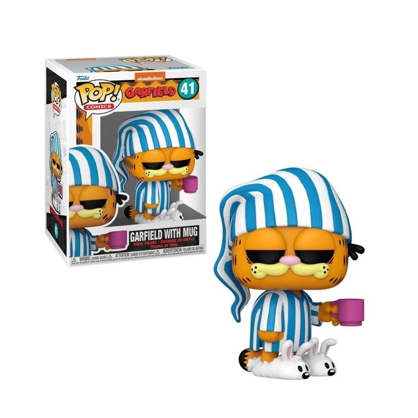 Boneco Funko Pop Comics Garfield Com Caneca - Candide | Shopee Brasil
