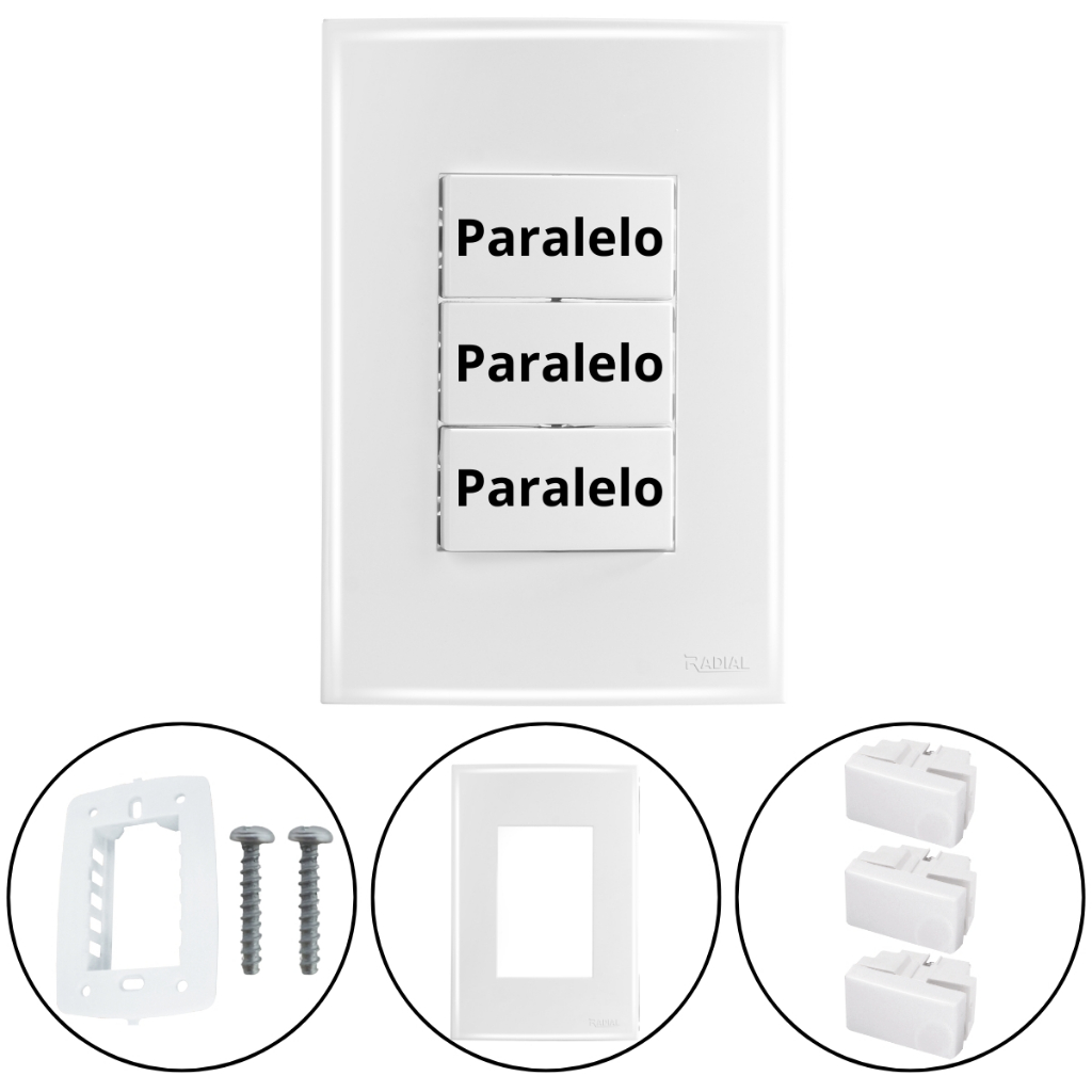Tomada Interruptor 10A 20A Linha Ouro Branca Modular RADIAL Tomada ... Tomada Interruptor 10A 20A Linha Ouro Branca Modular RADIAL Tomada ...