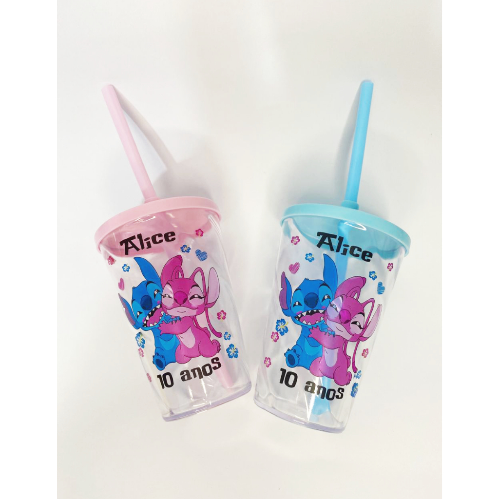 30 Copos Twister Shake com Tampa E Canudo Personalizado | Shopee Brasil