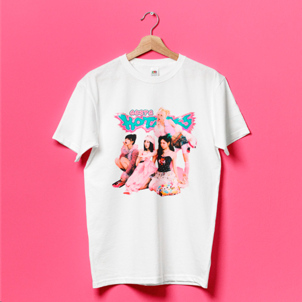 Camiseta AESPA - Hot Mess | Shopee Brasil