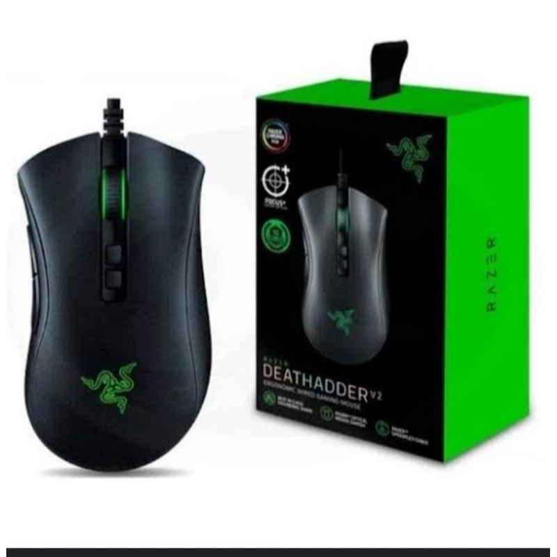 Mouse Gamer Razer Deathadder V2 Chroma 8 botões 20000DPI | Shopee Brasil