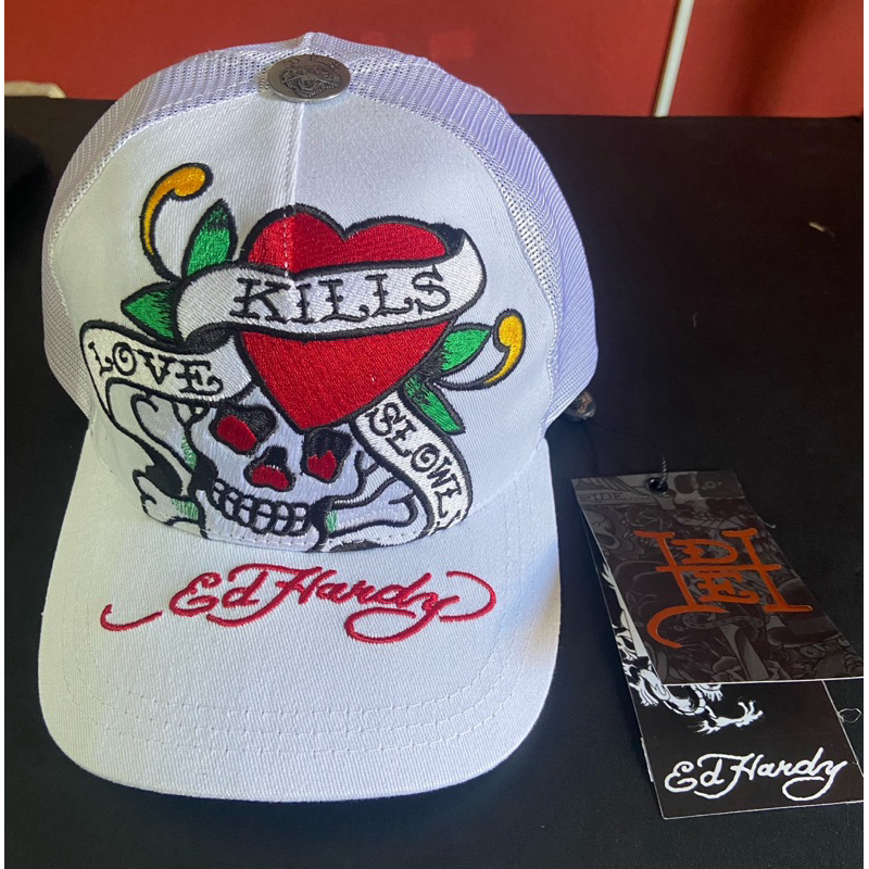 boné original Ed Hardy (drop limitado ) | Shopee Brasil