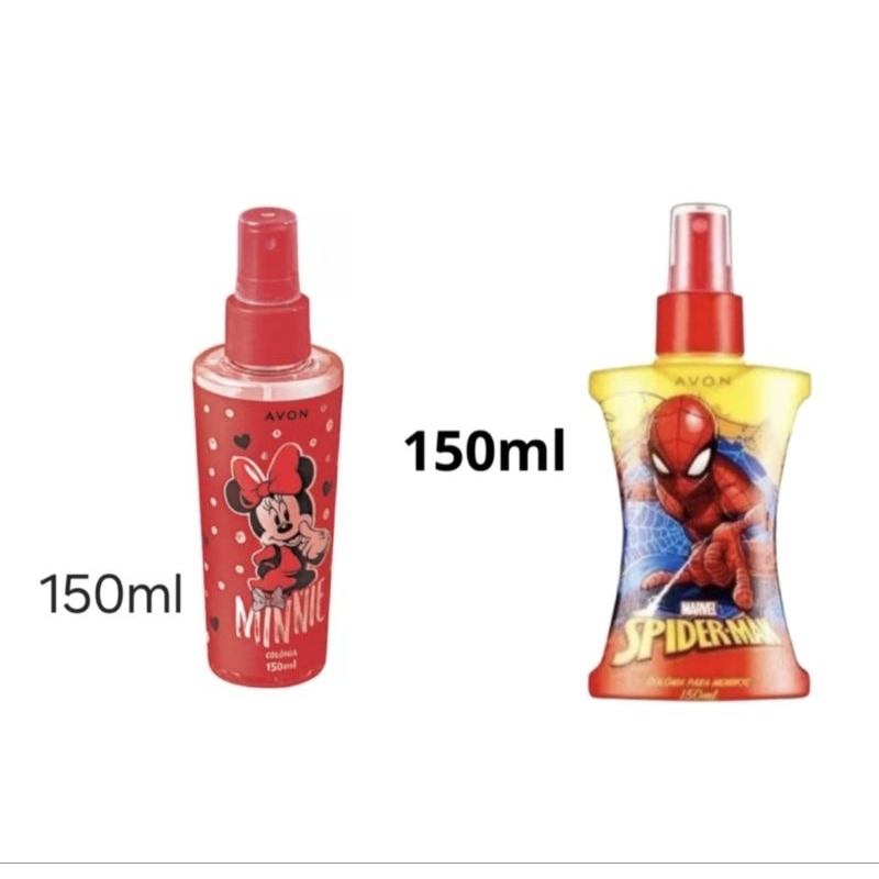 Perfume Colônia da Avon infantil criança menino homem aranha e menina ...