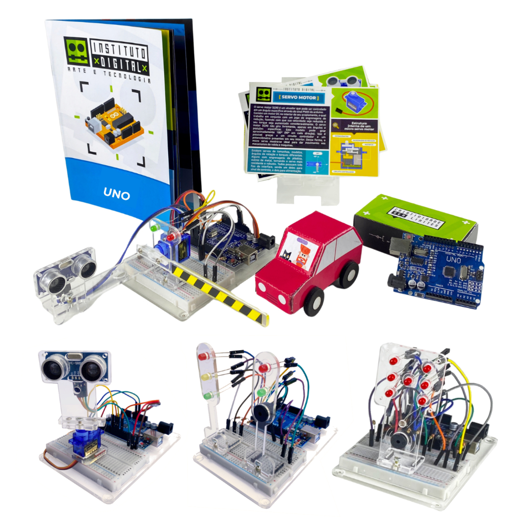 Kit R3 Para Arduino Tutorial Completo Iniciante Projetos | Shopee Brasil