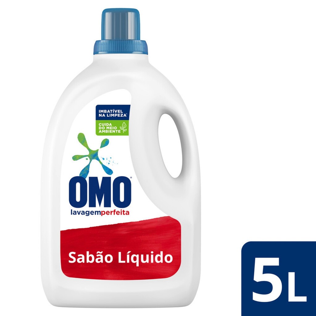 Sabão Líquido Omo Lavagem Perfeita 5 Litros | Shopee Brasil