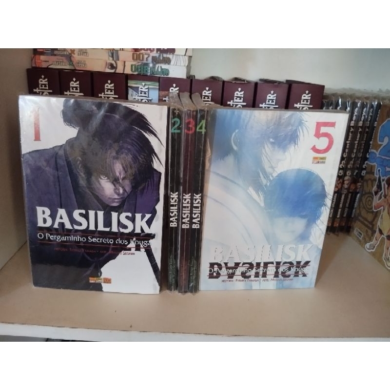 Basilisk vol. 1 ao 5 (Coleção Completa) | Shopee Brasil